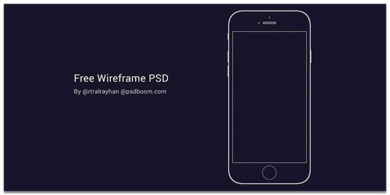 Latest Collection Of Iphone Wireframe Psds › Wireframes Css Author