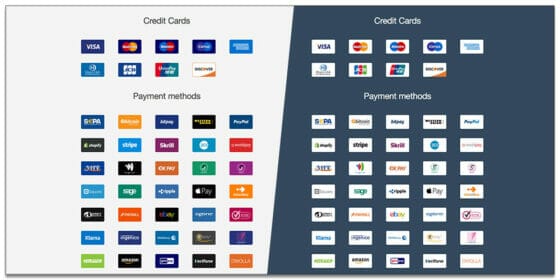 Free Payment Method & Credit Card Icon Set