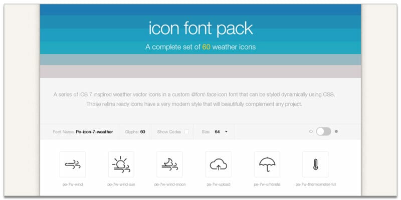 Useful Free Icon Fonts