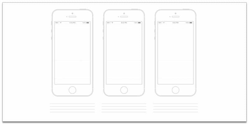 Latest Collection Of IPhone Wireframe PSDs › Wireframes » CSS Author