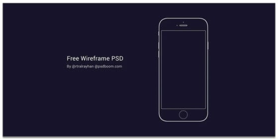 Latest Collection Of IPhone Wireframe PSDs › Wireframes » CSS Author