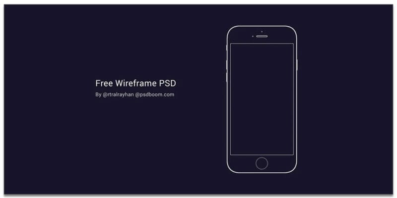 Latest Collection Of Iphone Wireframe Psds › Wireframes Css Author