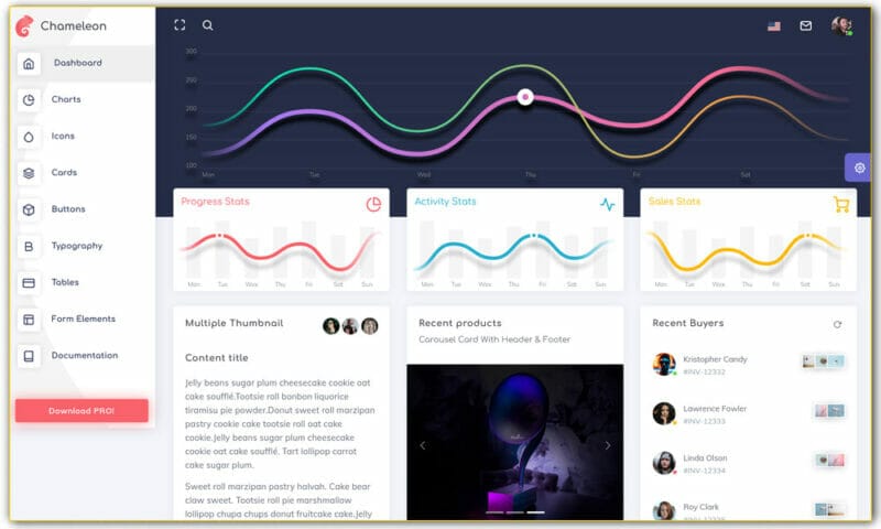 100+ Best Free Bootstrap Admin Templates » CSS Author