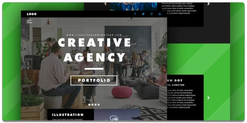 Free Agency Website Templates PSD » CSS Author