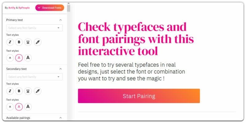 Remarkable New Font Pairing Tools For Designers » CSS Author