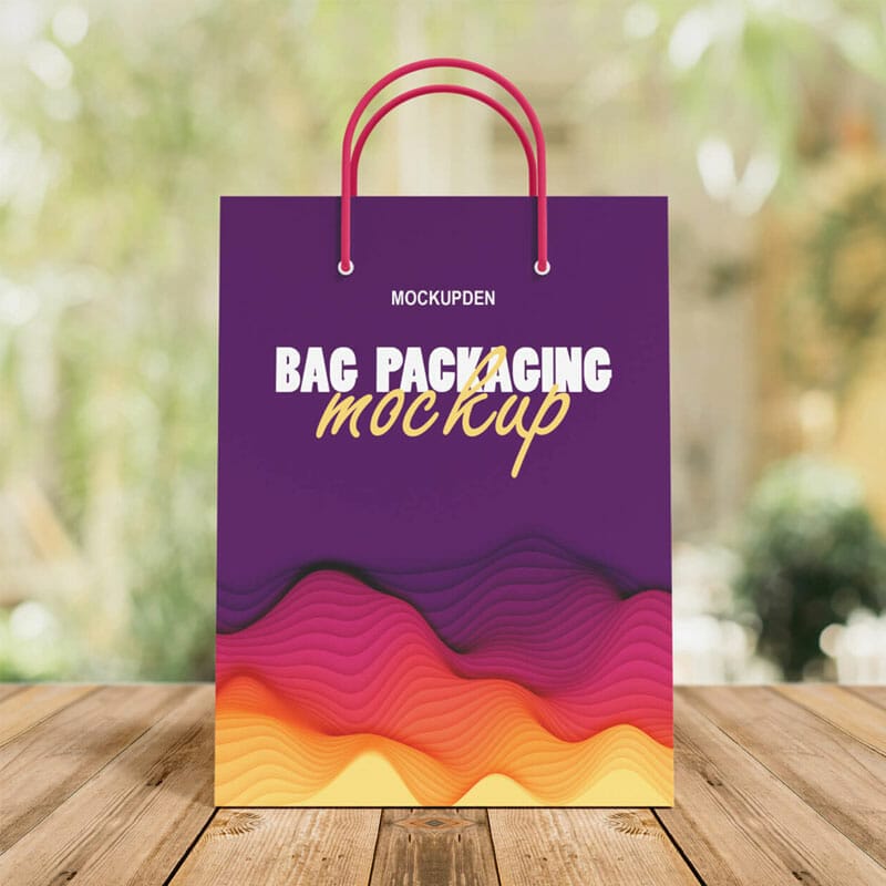 Free Bag Packaging Mockup PSD Template » CSS Author