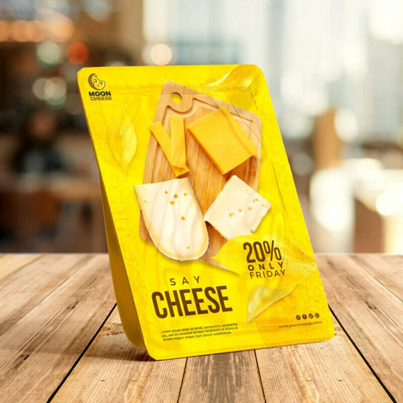 Free Cheese Packaging Mockup PSD Template » CSS Author