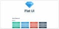 Free Flat GUI Templates » 25 Best Free Flat Style UI Design KIts