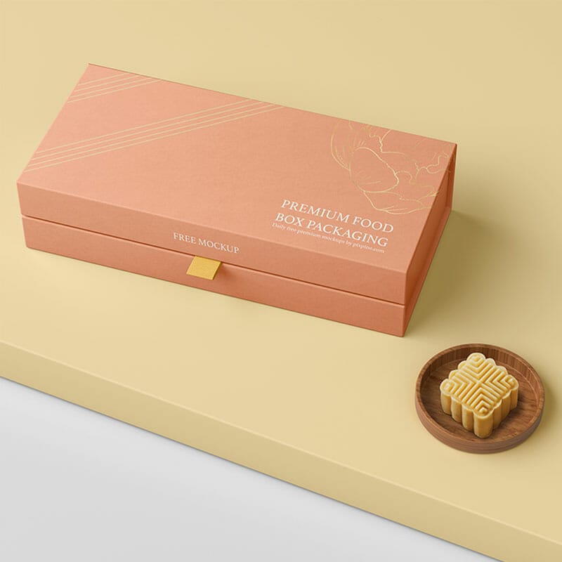Free Premium Food Box Packaging Mockup PSD » CSS Author