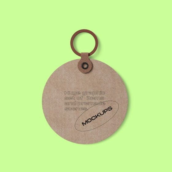 Free Round Label Mockup Top View PSD » CSS Author