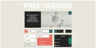 Free Flat GUI Templates » 25 Best Free Flat Style UI Design KIts