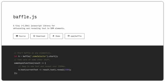 10 Javascript Text Effect Libraries Css Author