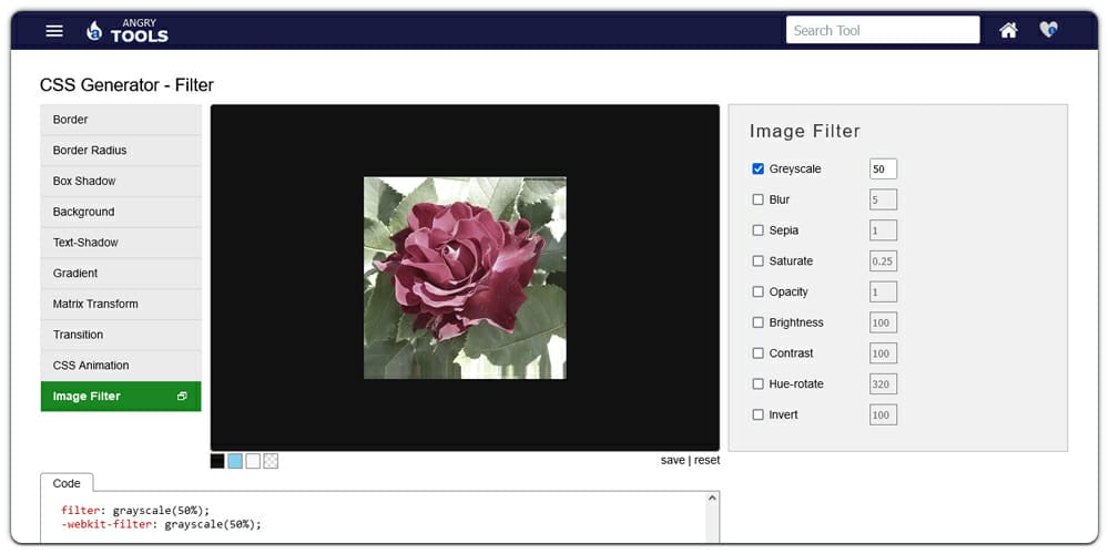 CSS Filter Generators & Libraries » CSS Author