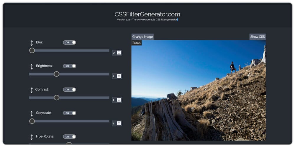 CSS Filter Generators & Libraries » CSS Author