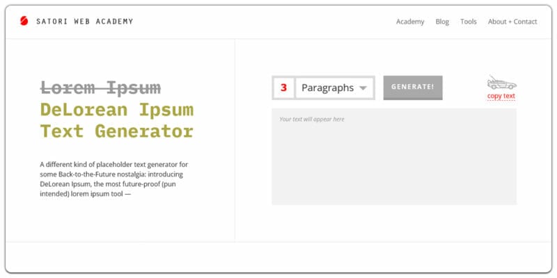 Dummy Text Generators And Tools » CSS Author
