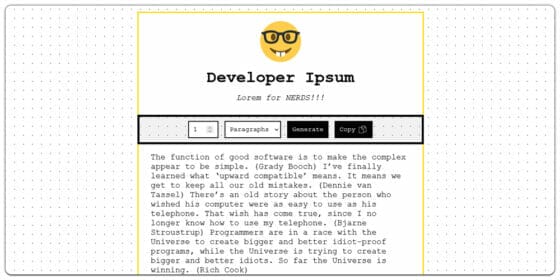 Dummy Text Generators And Tools » CSS Author