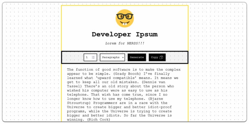Dummy Text Generators And Tools » CSS Author
