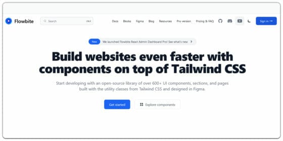 Free Tailwind CSS UI Components And Resources