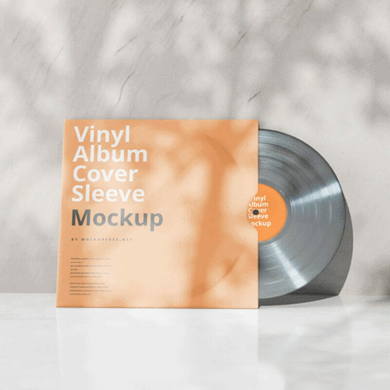 Free Animated Vinyl Cover Mockup PSD » CSS Author