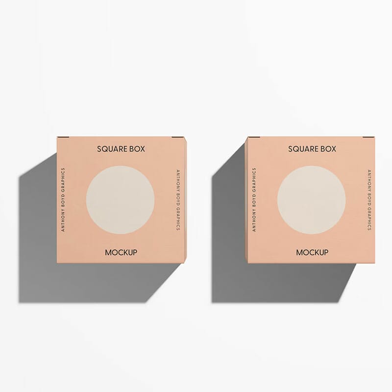 Free Box Top View Mockup PSD » CSS Author