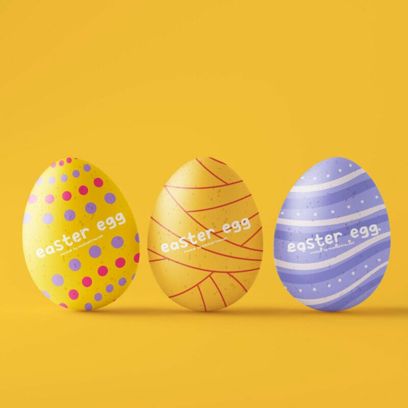 Free Easter Egg Mockups PSD » CSS Author