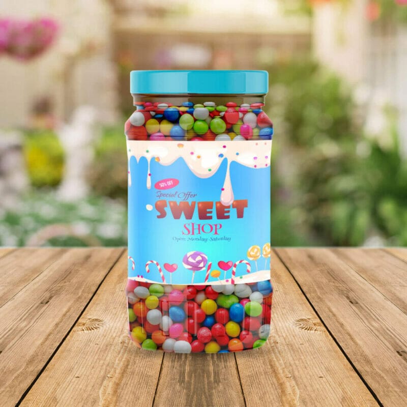 Free Glass Candy Jar Mockup PSD Template » CSS Author