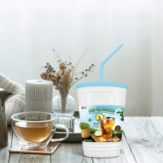 Free Iced Tea Mockup PSD Template » CSS Author