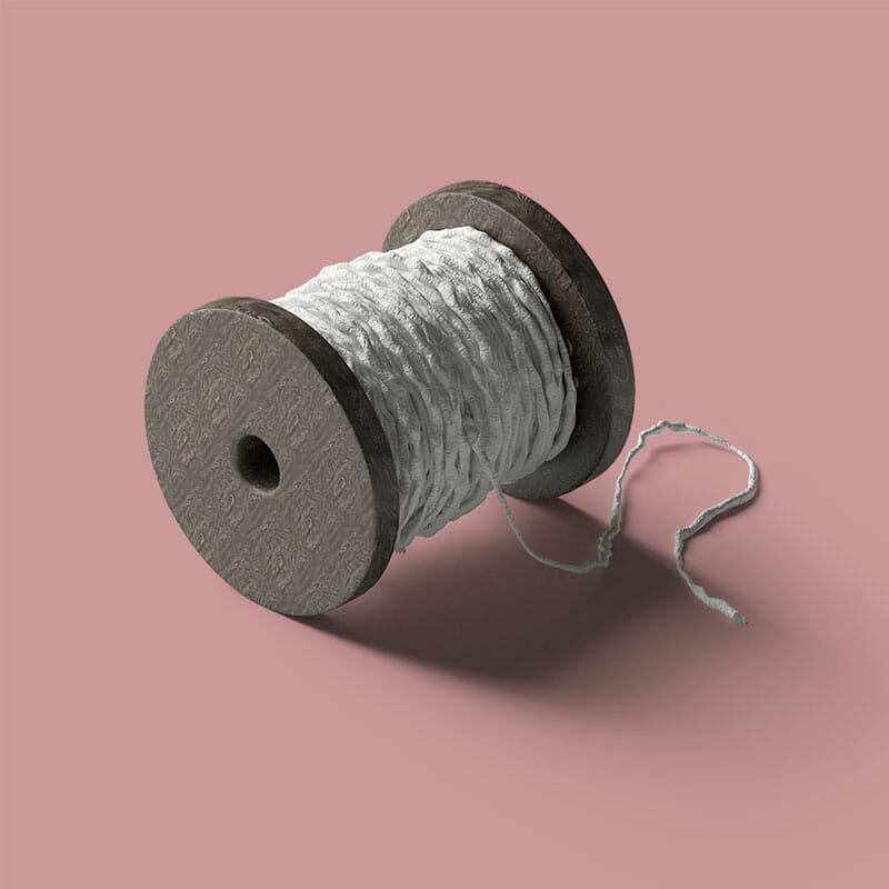 Free Isometric Spool Of Thread Mockup PSD » CSS Author