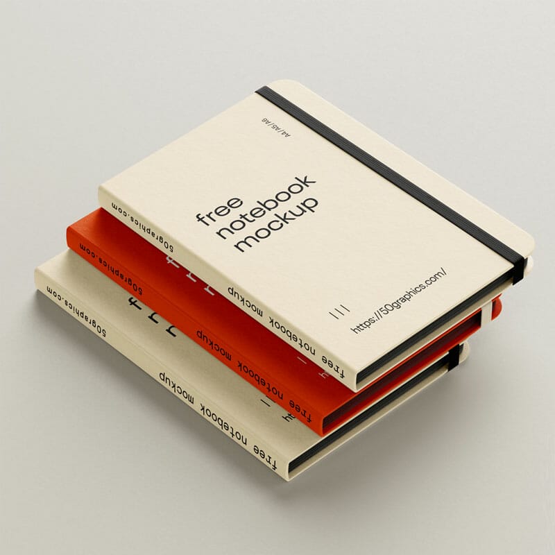 Free Notebook Mockups Template PSD » CSS Author