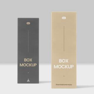 Free Standing Box Mockup PSD » CSS Author