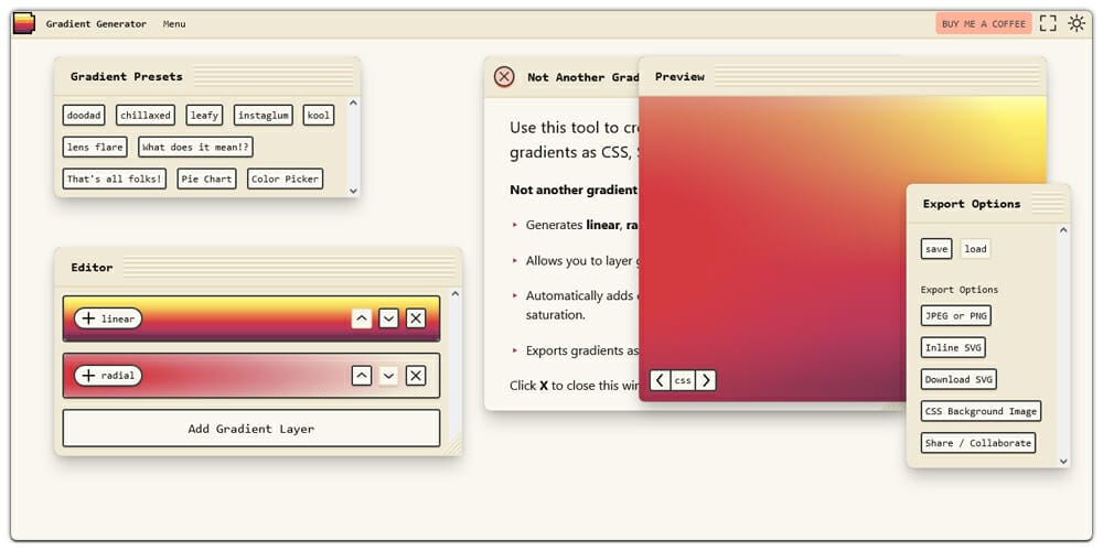 The Top Free Css Gradient Generators Css Author 5924