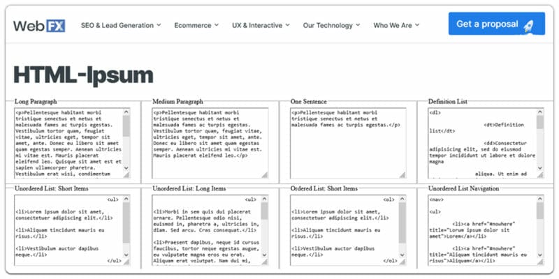 Dummy Text Generators And Tools » CSS Author