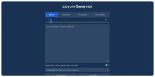Dummy Text Generators And Tools » CSS Author