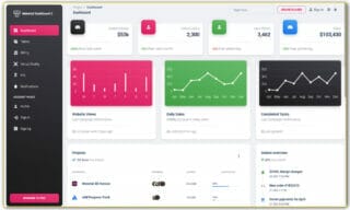 50+ Free Bootstrap 4 Admin Dashboard Templates 2024