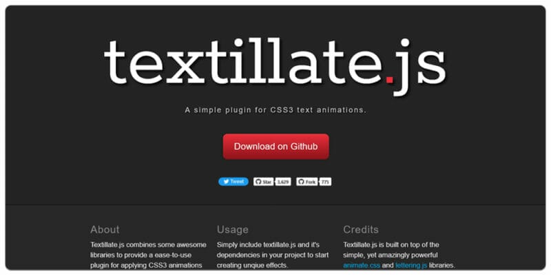10 + JavaScript Text Effect Libraries » CSS Author