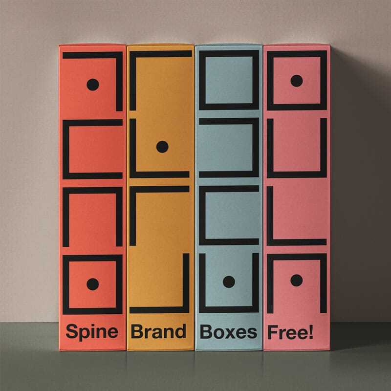 Free Boxes PSD Spine Packaging Mockup » CSS Author