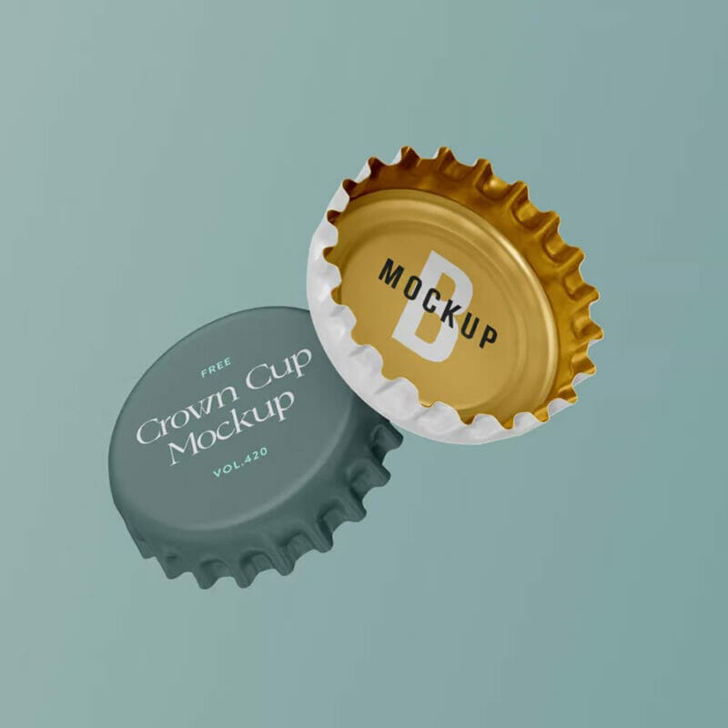 Free Crown Caps Mockup PSD » CSS Author