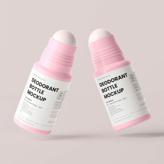 Free Deodorant Bottle Mockup PSD » CSS Author