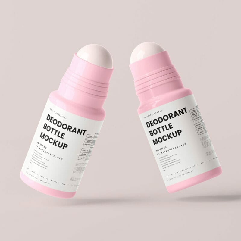 Free Deodorant Bottle Mockup PSD » CSS Author