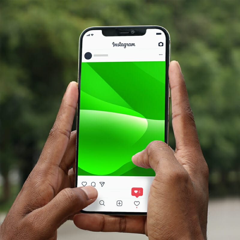 Free Instagram Post On Screen Mockup PSD » CSS Author