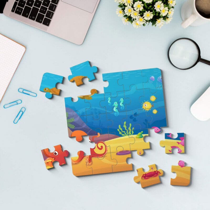 Free Jigsaw Puzzle Mockup Set PSD Template » CSS Author
