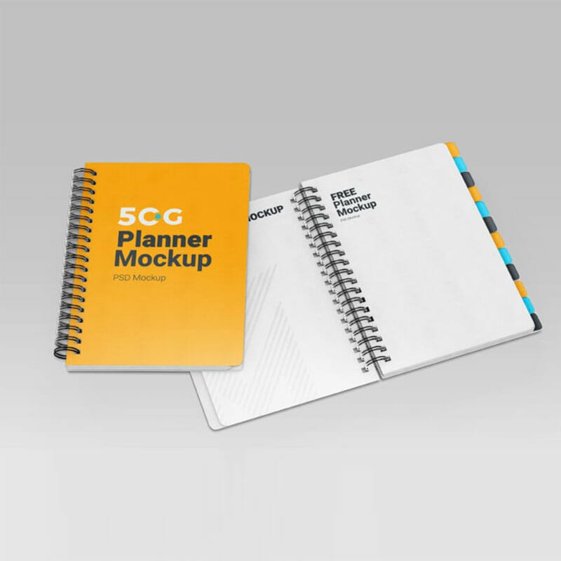 Free Planner Mockups PSD » CSS Author