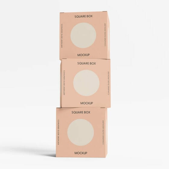 Free Stacked Square Boxes Mockup PSD » CSS Author