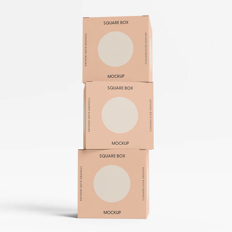 Free Stacked Square Boxes Mockup PSD » CSS Author