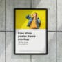 Free Street Poster Frame Mockup PSD » CSS Author