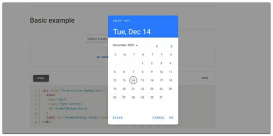 Top Bootstrap Datepickers And Timepickers For Websites