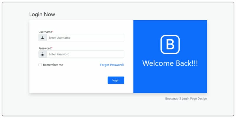 Best Free Bootstrap Login Forms » CSS Author