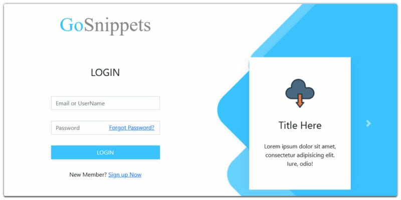 Free Bootstrap Form Templates