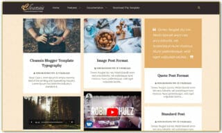 40+ Latest Free Grid Style Blogger Templates 2019 » CSS Author