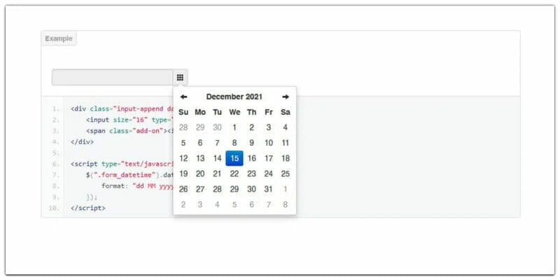 Top Bootstrap Datepickers And Timepickers For Websites